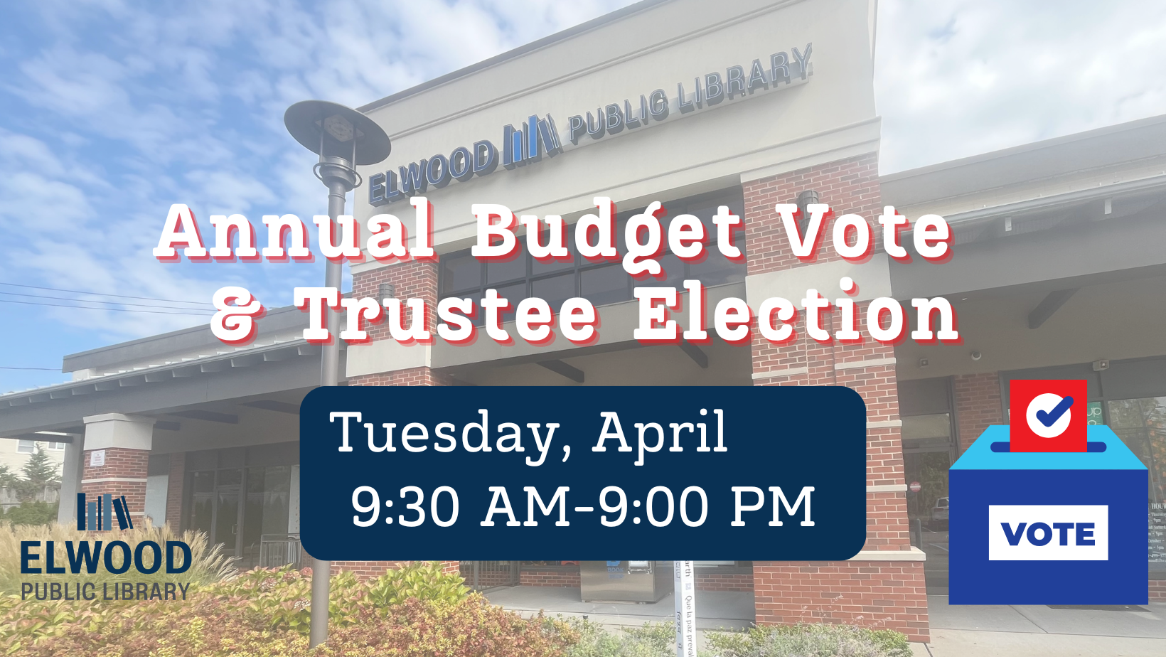 Elwood Public Library - Budget Vote Carousel 2025